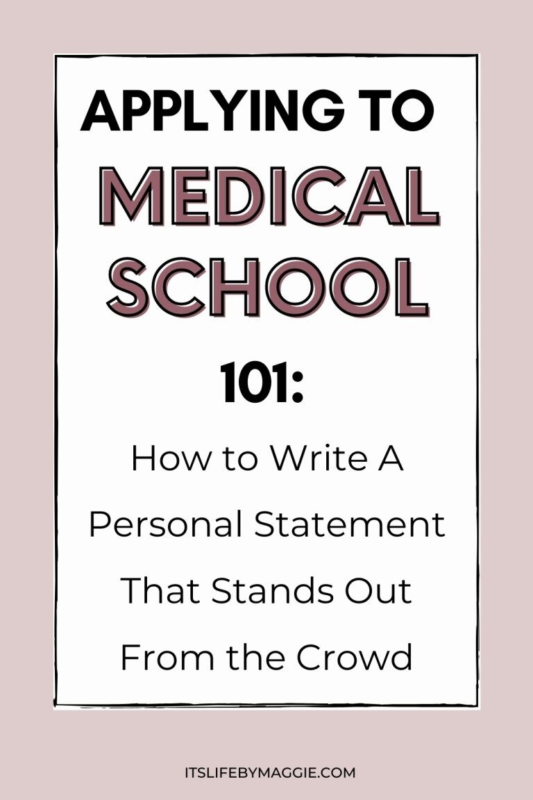 Personal Statement Examples for Medical School + Powerful Tips