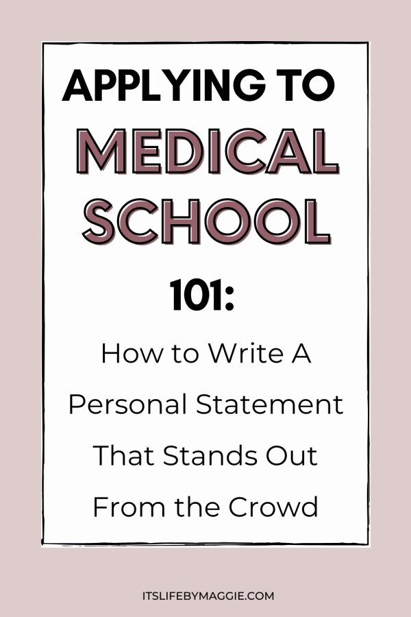 Personal Statement Examples for Medical School + Powerful Tips