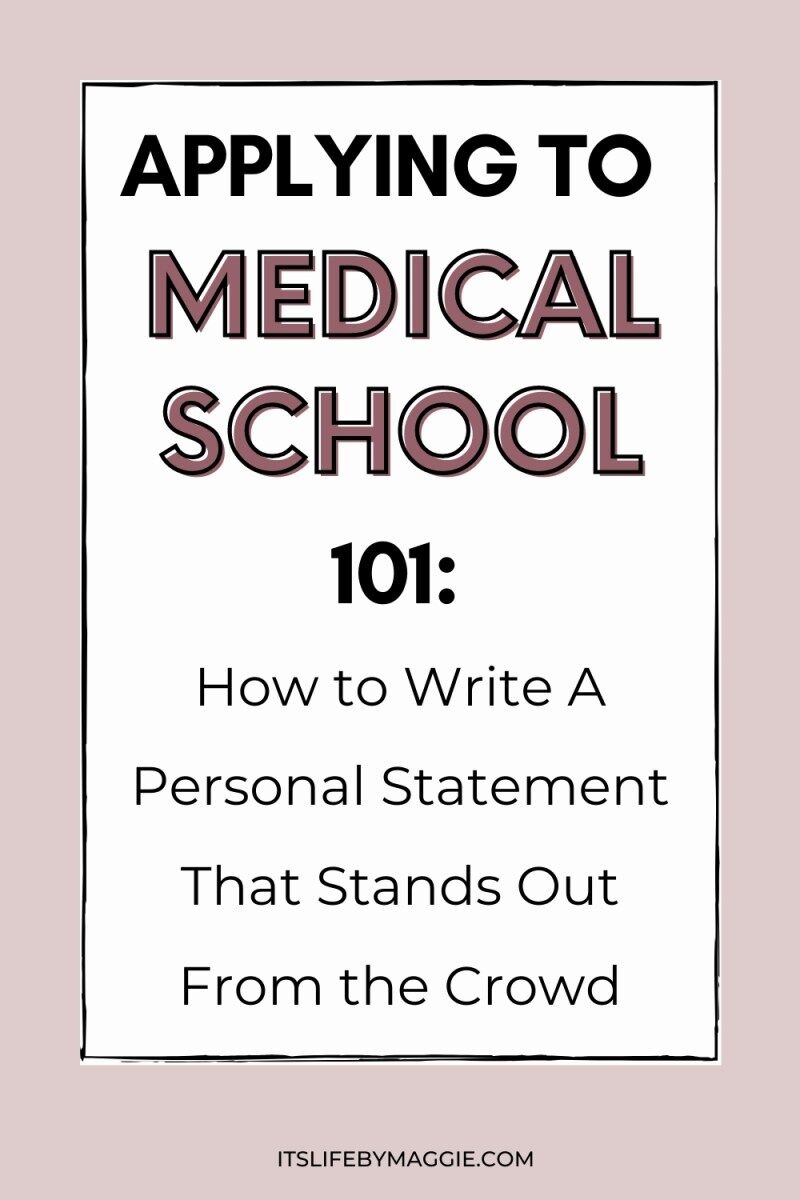 Personal Statement Examples for Medical School + Powerful Tips