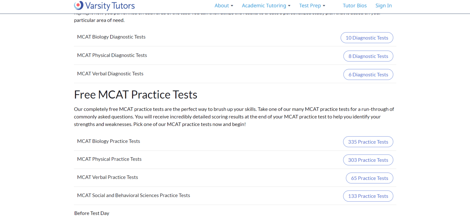 8 *FREE* MCAT Practice Test Options Available in 2024