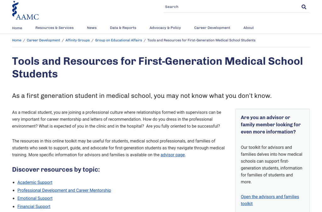 How to (Actually) Succeed as a First-Generation Medical Student